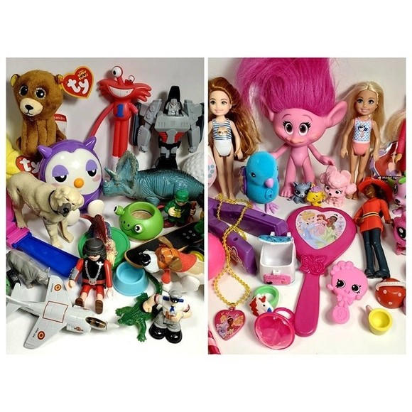 Toys | Mini Toy Bundle Mixed Lot Fisher Price Mattel Disney Hasbro ...